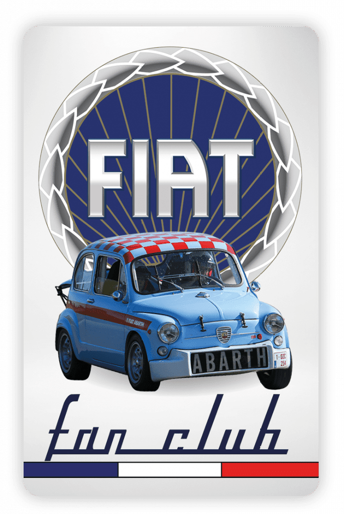 Carte de membre du Fiat fan club 2021 - Fiat fan club